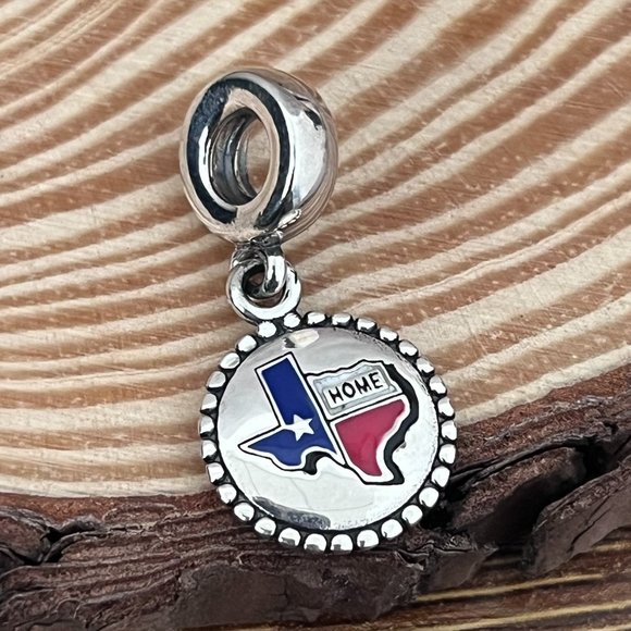 Pandora | Jewelry | Pandora Texas Map Dangle Charm | Poshmark